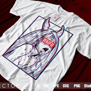 Vector WAIFU MATERIAL Anime K4GUYA Ahegao (ai, Pdf, Svg, Eps, Png ...