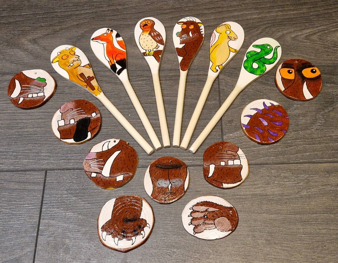 The Gruffalo and the Gruffalo Child Inspired Story Spoons and Story ...