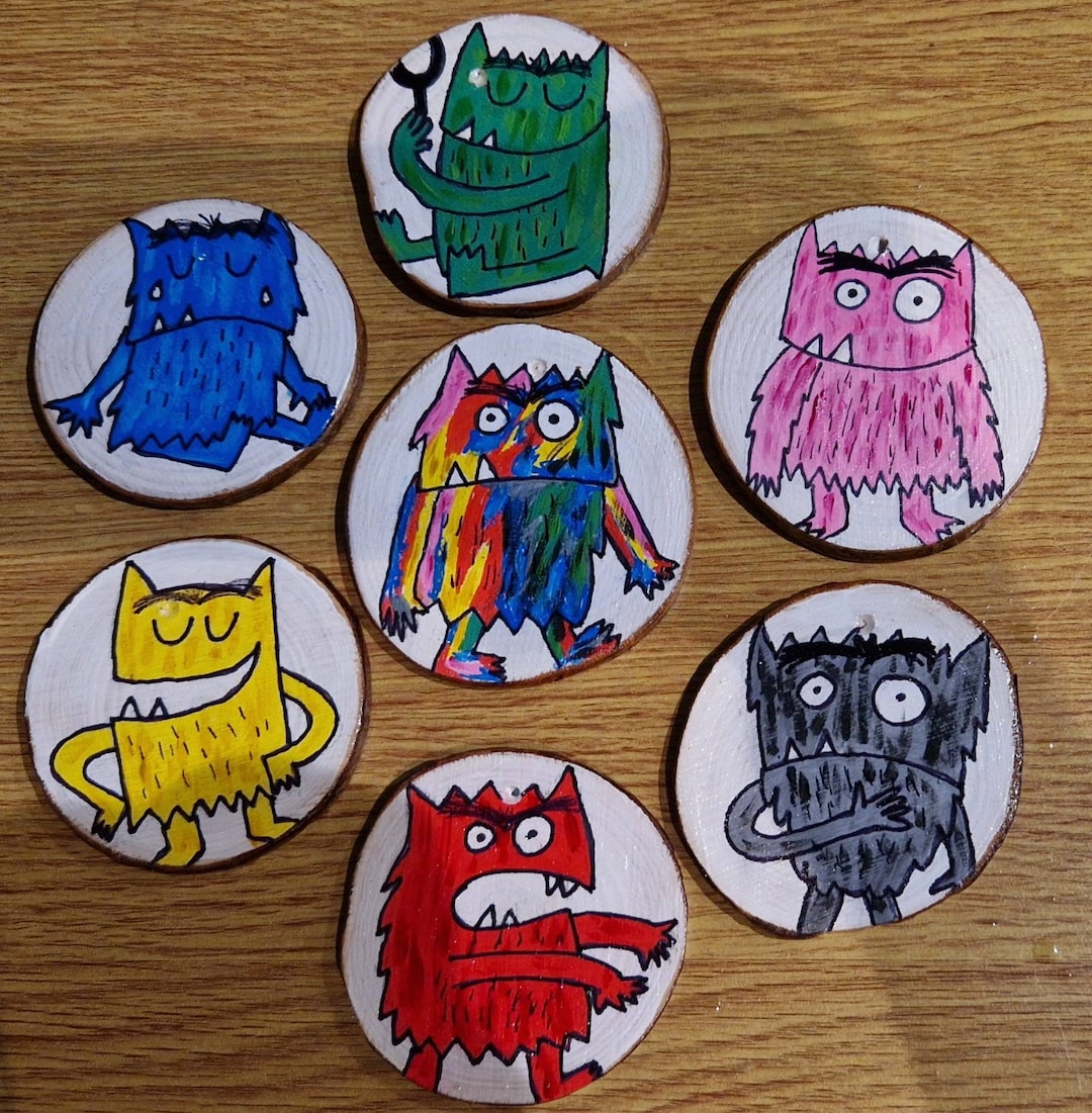 The Colour Monster Inspired Story Slices Logs. Emotions and Well Being ...