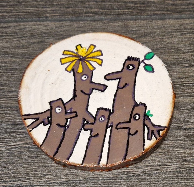 Stick Man Inspired Story Logs. Hand Painted and Hand Made - Etsy UK
