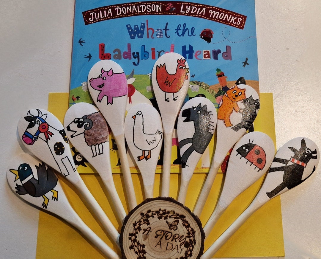 What the Ladybird Heard Inspired Story Spoons. 10 Story Spoons ...