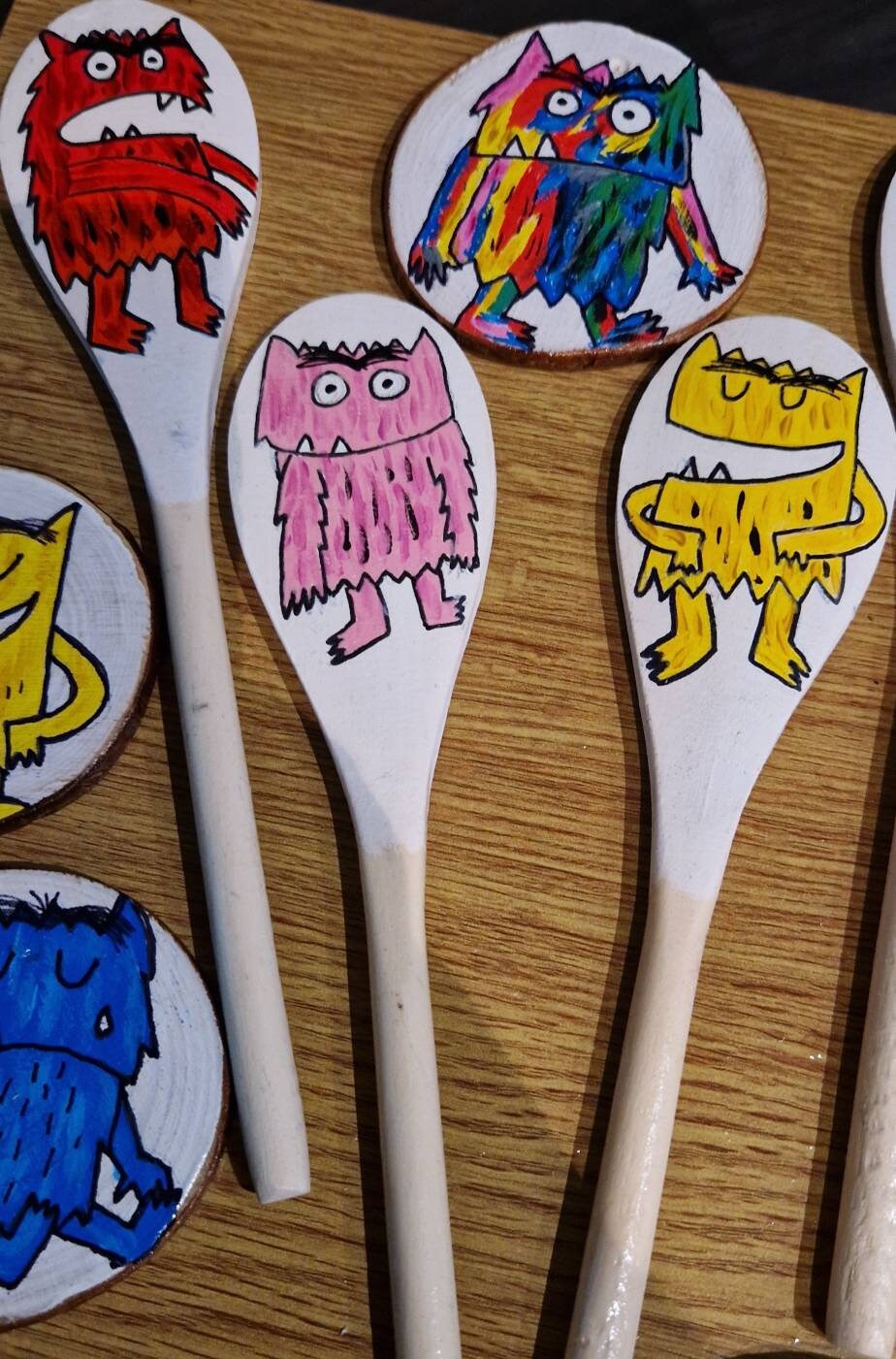 The Colour Monster Inspired Story Set. Story Spoons and Story Logs ...