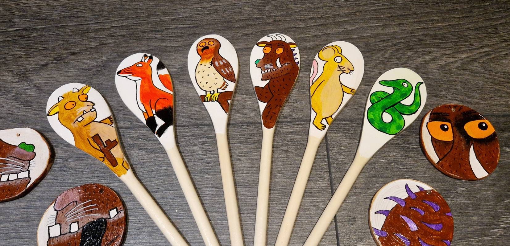The Gruffalo and the Gruffalo Child Inspired Story Spoons and Story ...