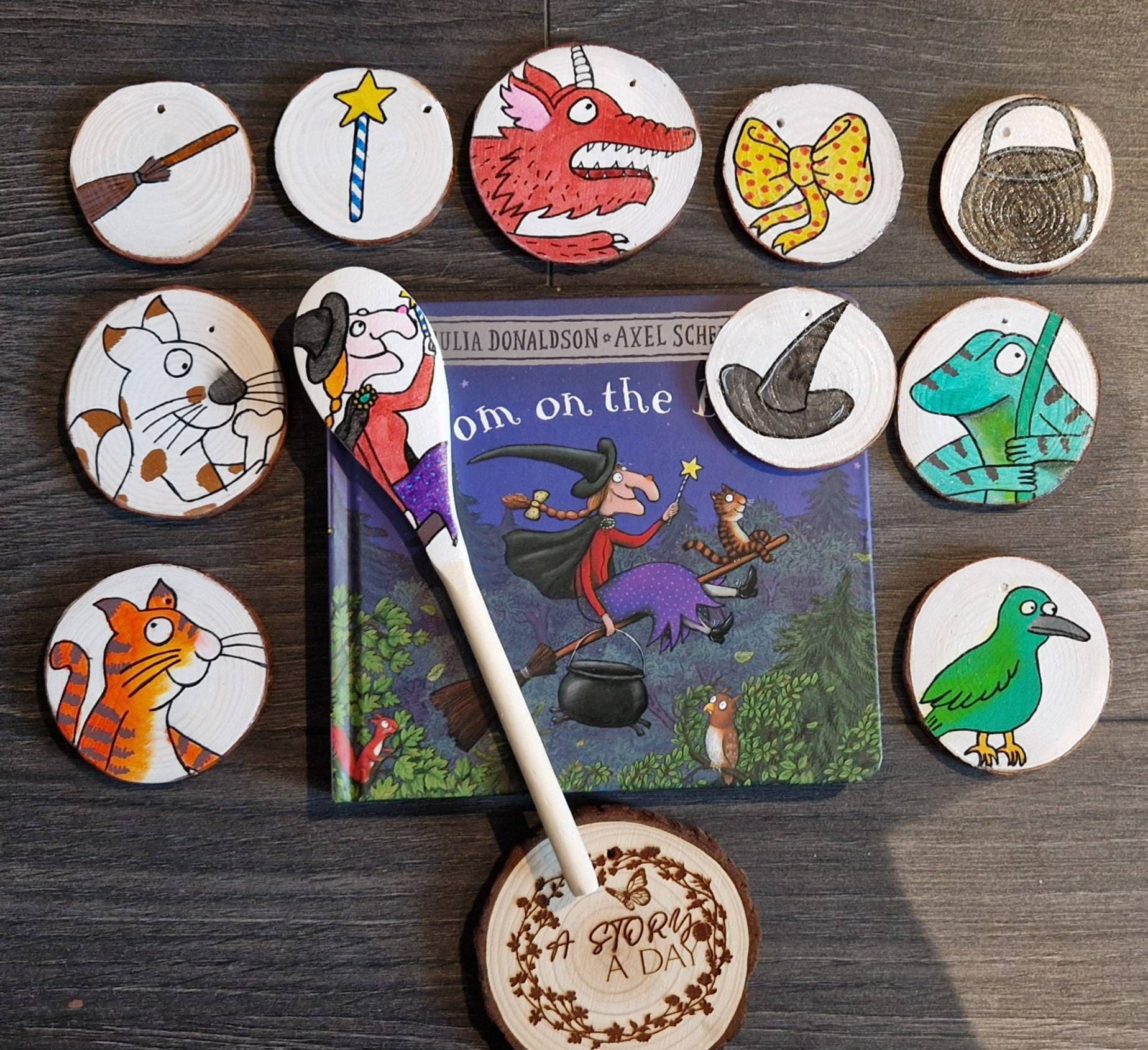Room on the Broom Inspired Story Spoon Set With or Without Book - Etsy UK