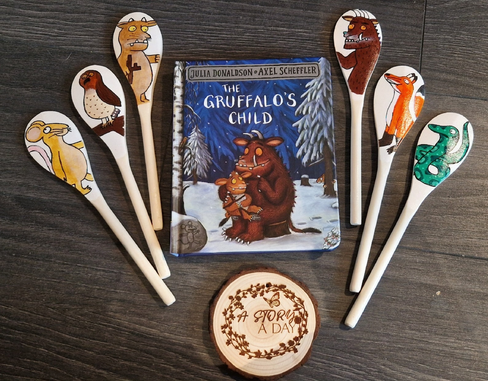 The Gruffalo and the Gruffalo Child Inspired Story Spoons and Story ...