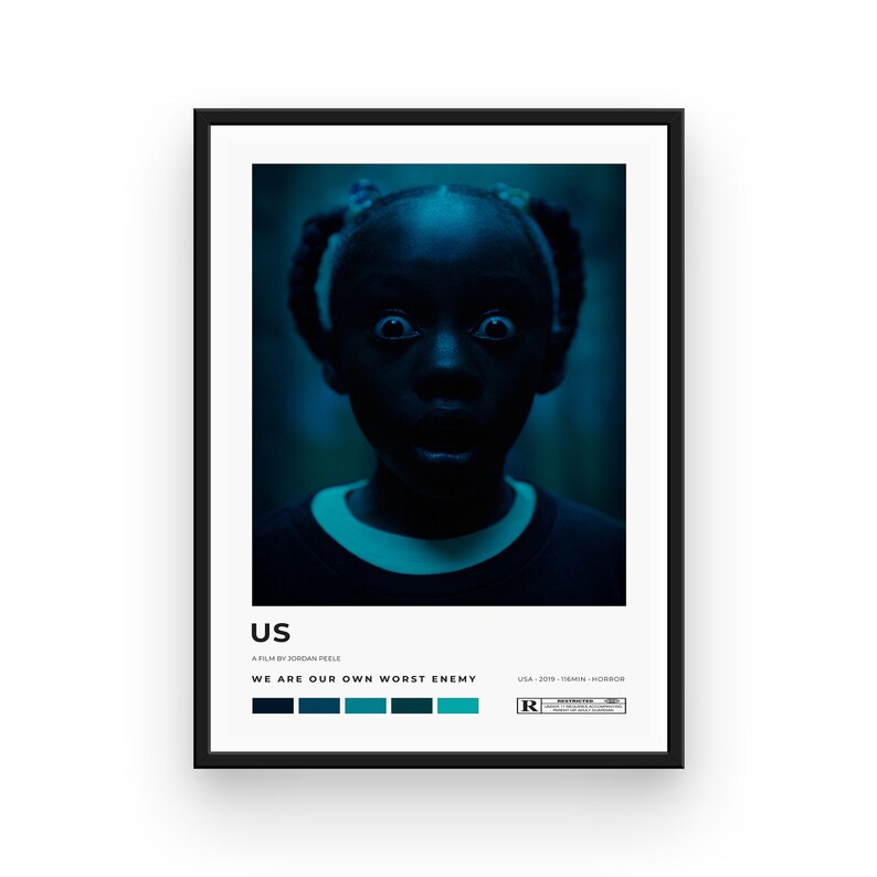 Us / Jordan Peele / Minimalist Movie Poster / Digital Download - Etsy