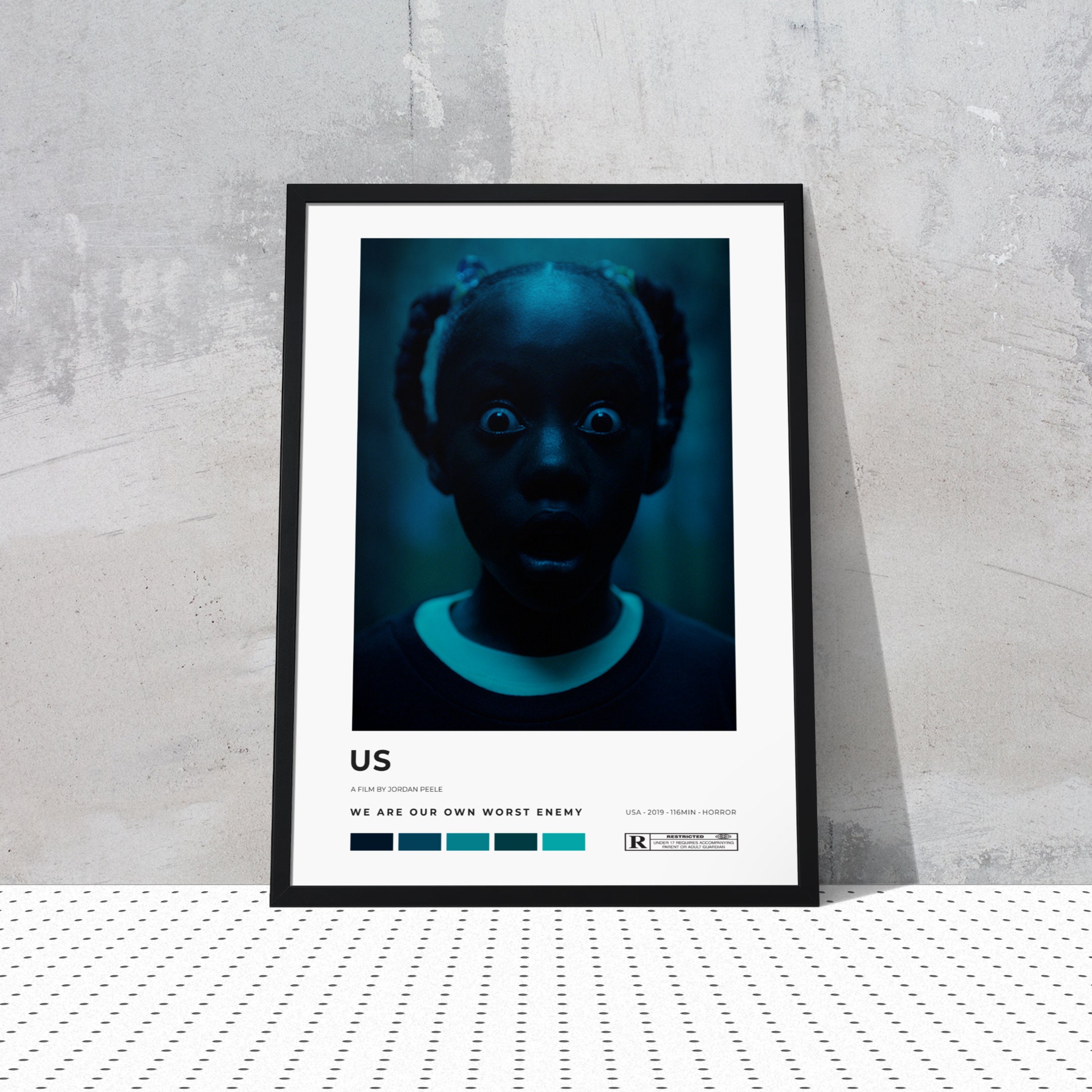 Us / Jordan Peele / Minimalist Movie Poster / Digital Download - Etsy