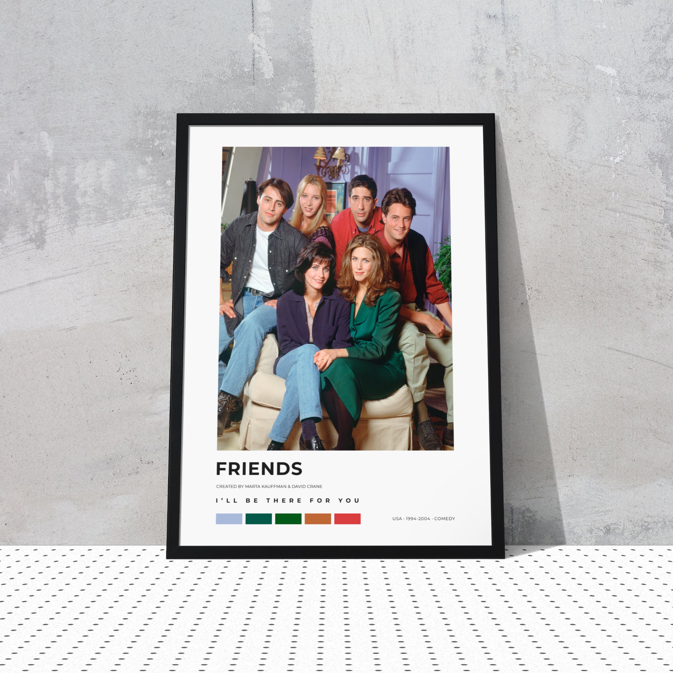 Friends / Sitcom / Minimalist TV Poster / Digital Download - Etsy