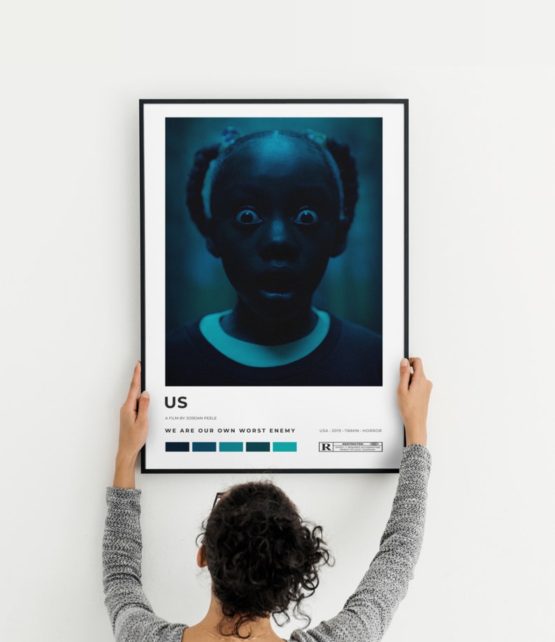 Us / Jordan Peele / Minimalist Movie Poster / Digital Download - Etsy