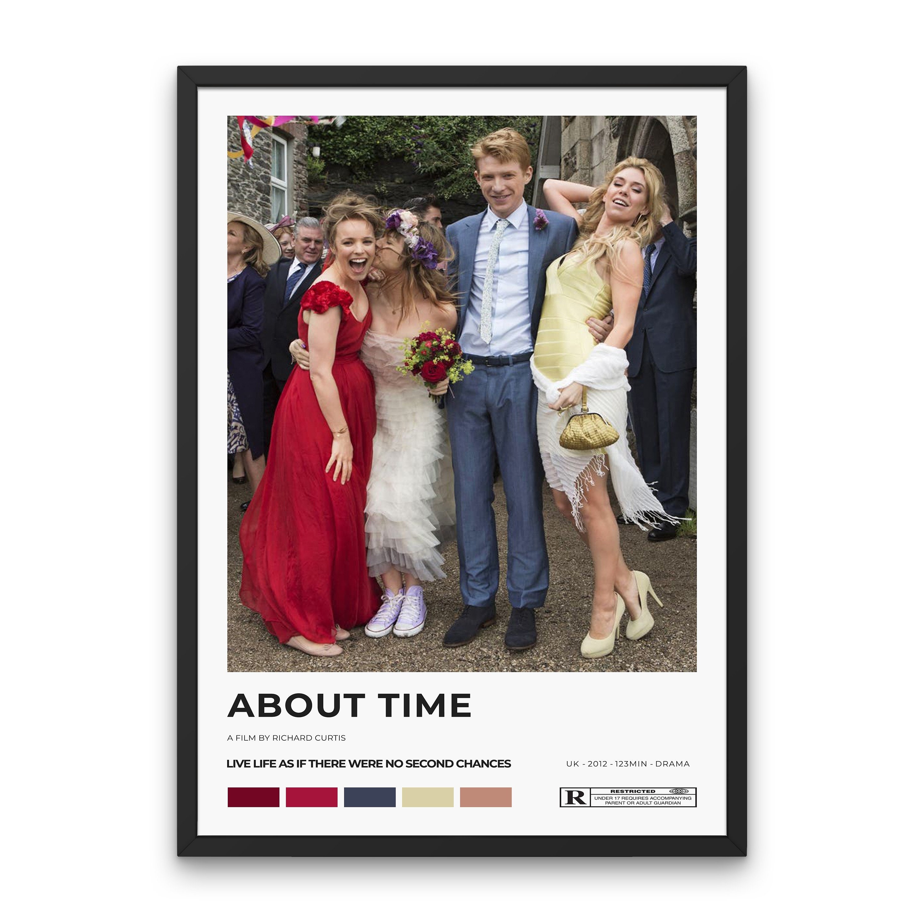 About Time / Richard Curtis / Minimalist Movie Poster / Digital ...