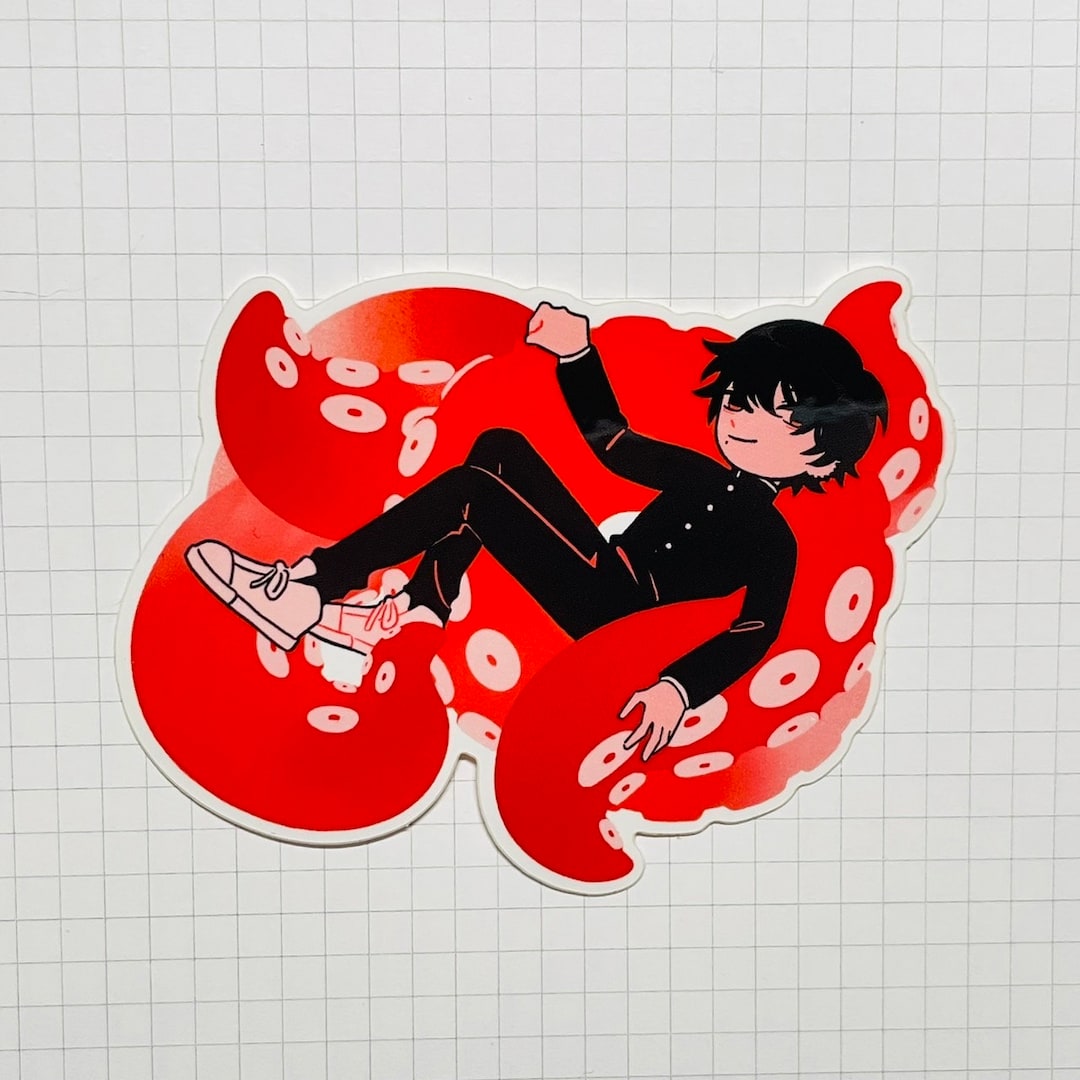 Octo Boy Sticker - Etsy