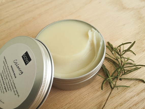 Soft Calming Massage Balm Natural Massage Cream Plant-based - Etsy