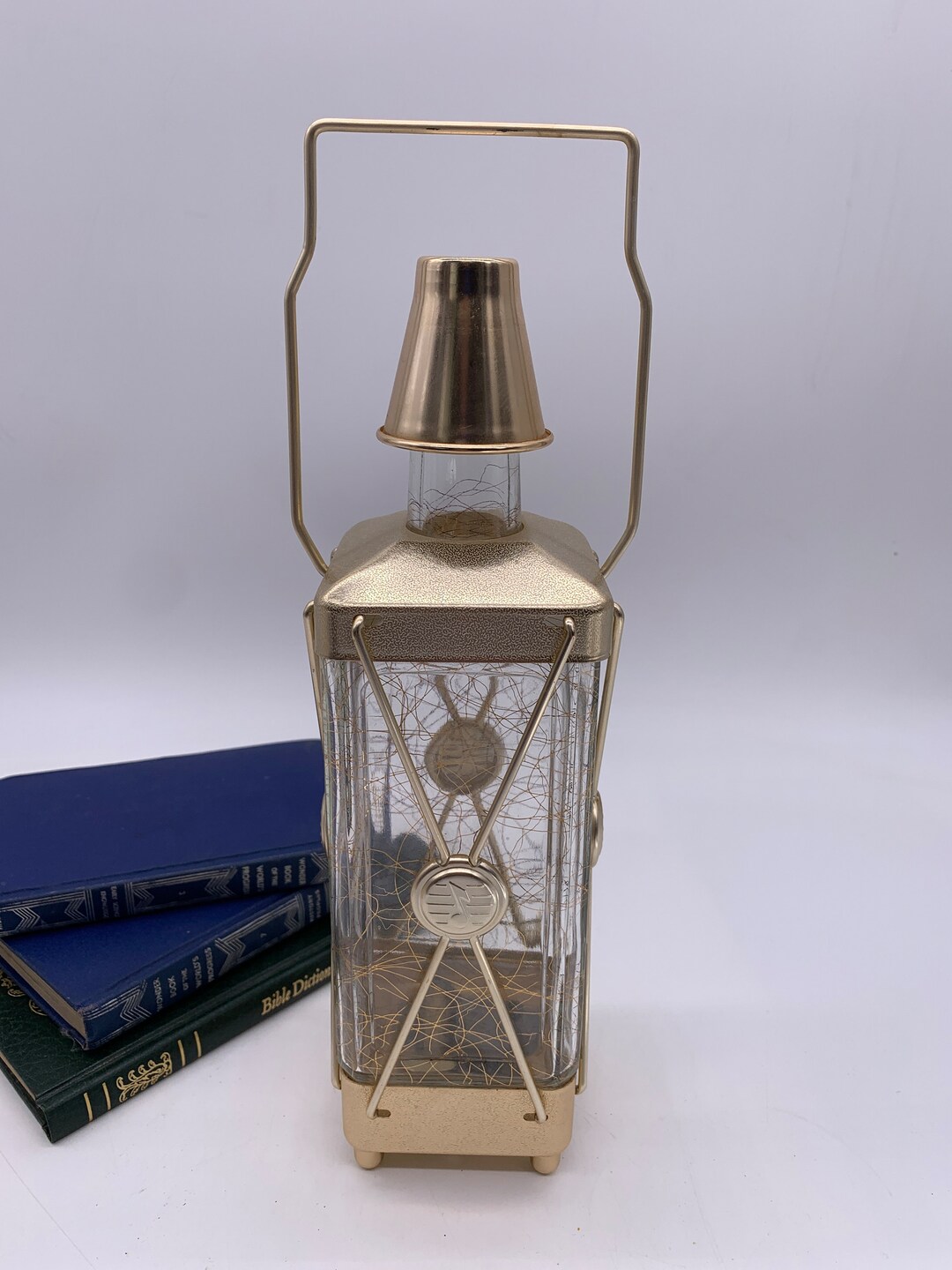 Vintage Swiss Harmony Inc Decorative Whiskey Decanter Music Box, MCM ...