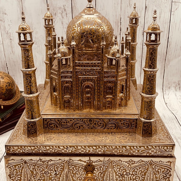 Large Antique Music Box - Etsy