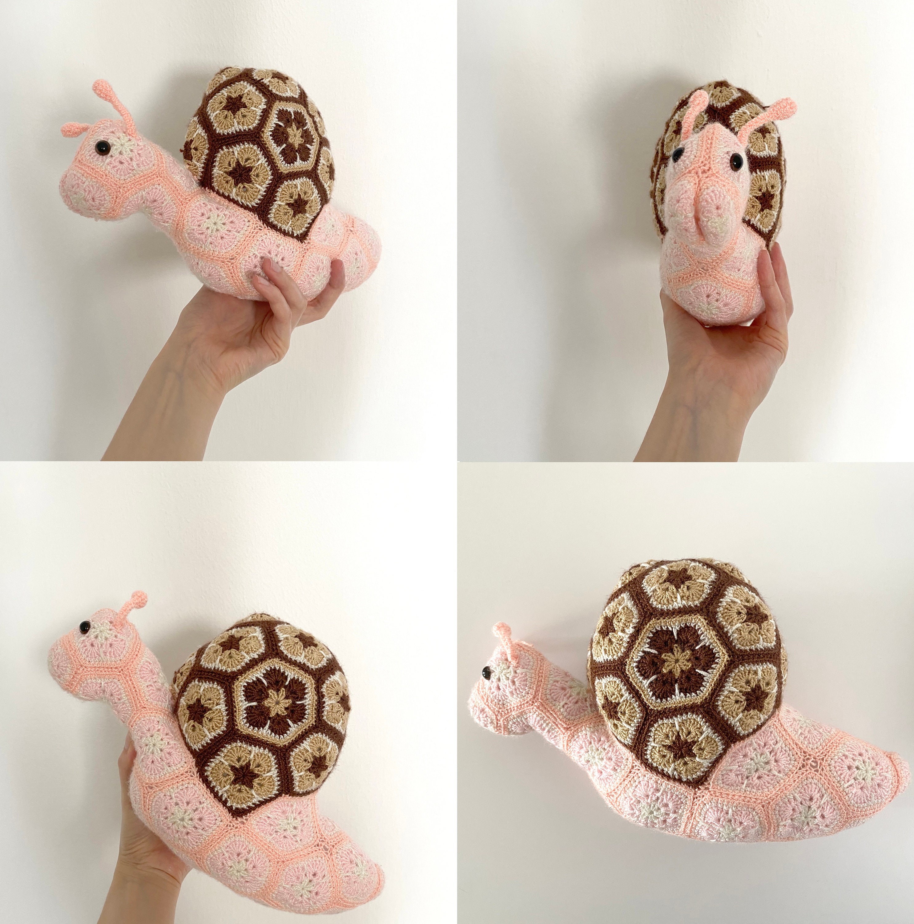 African Flower Animal Crochet Pattern Set of 4 Amigurumi | Etsy