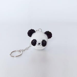 Panda Keychain Crochet Pattern, Simple Beginners Mini Amigurumi Animal ...