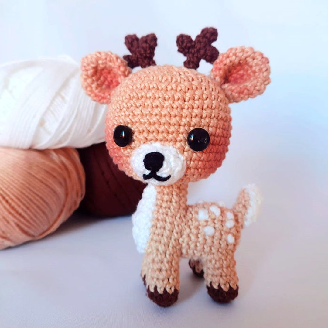 Small Deer Crochet Pattern , Amigurumi Mini Animalcrochet PDF Ebook ...