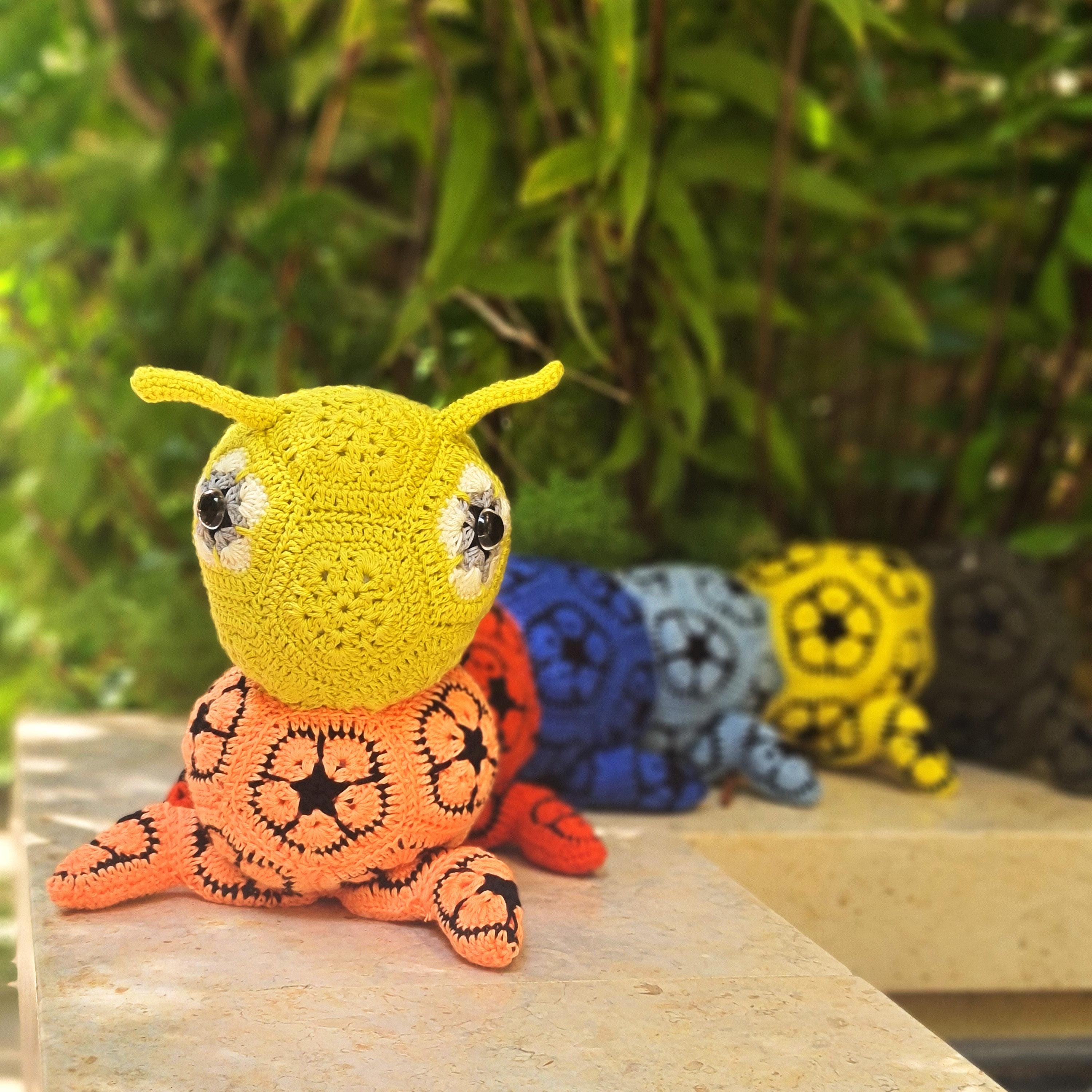 African Flower Animal Crochet Set of 9 Patterns Amigurumi - Etsy