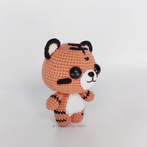 Tiny Tiger Crochet Pattern , Amigurumi Mini Animal Crochet PDF Ebook ...