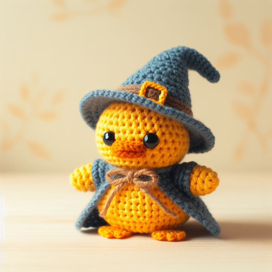 Magical Duck Crochet Pattern , Amigurumi Mini Bird Crochet PDF Ebook ...