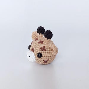Giraffe Keychain Crochet Pattern, Simple Beginners Mini Amigurumi ...