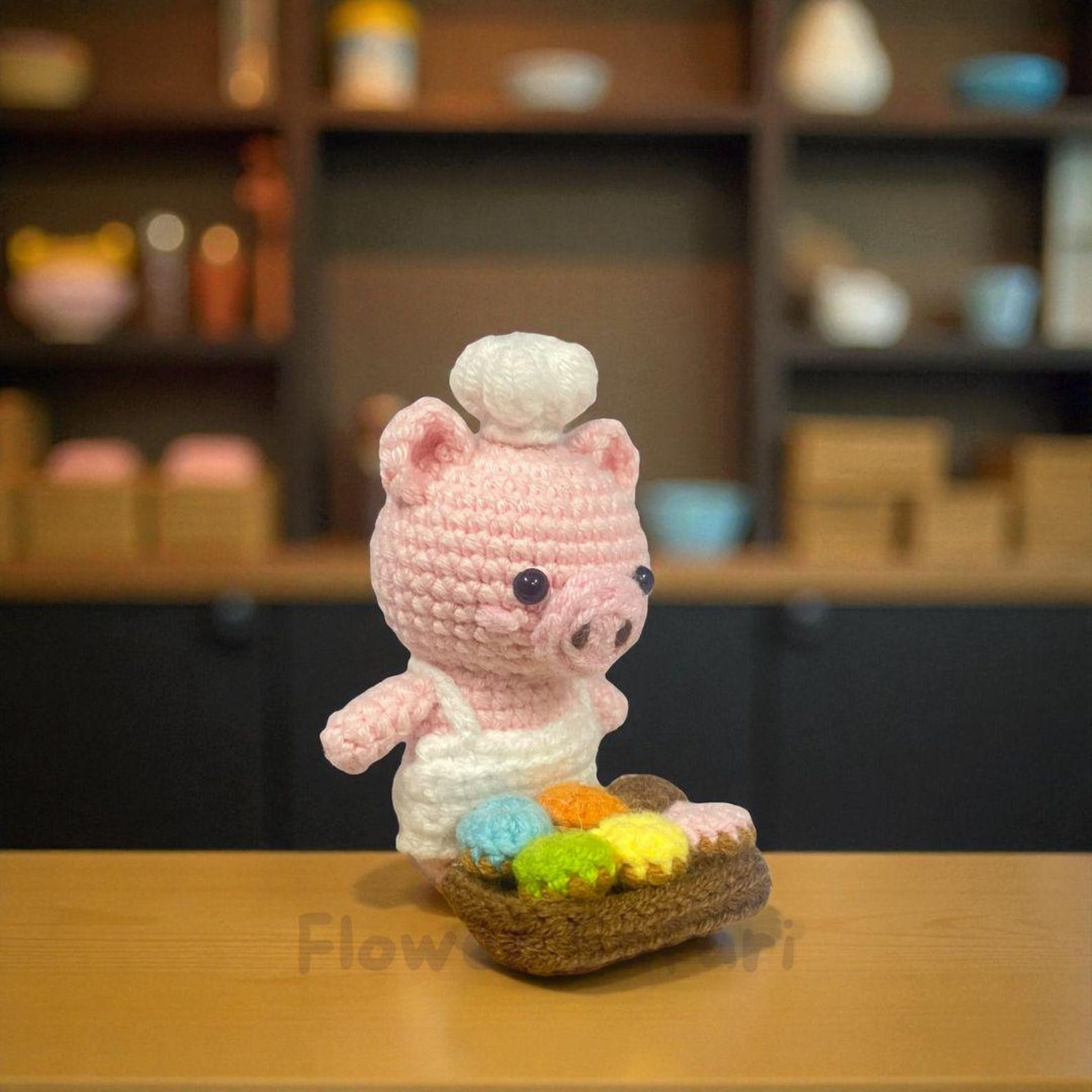 Pig Donut Seller Crochet Pattern, Amigurumi Farm Animal Ebook (PDF ...