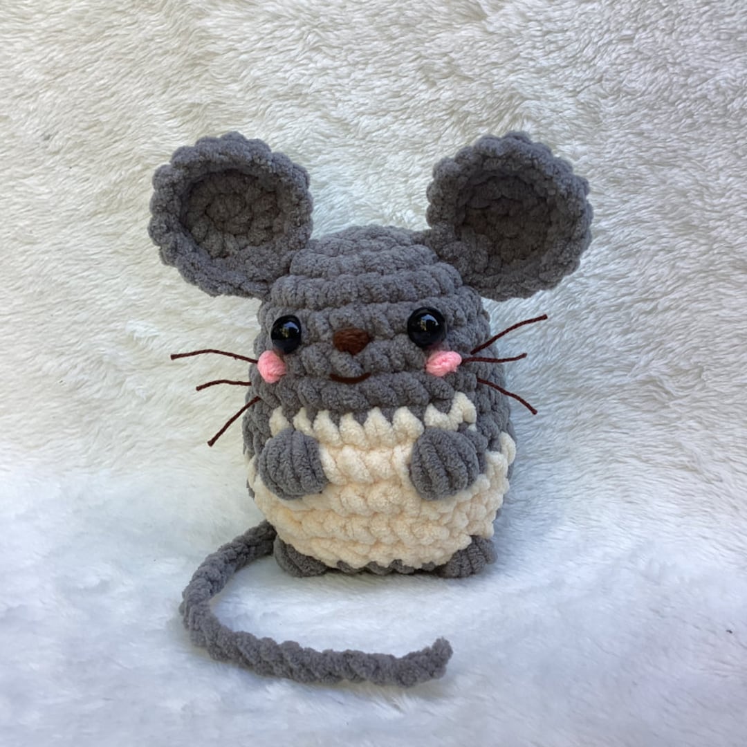 No Sew Mini Mouse Crochet Pattern , Amigurumi Small Cute Animal Crochet ...