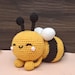 Sleeping Bee Crochet Pattern, Simple Beginners Amigurumi Animal ...
