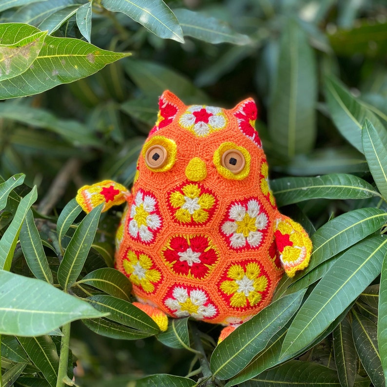 African Flower Animal Crochet Set of 9 Patterns Amigurumi - Etsy