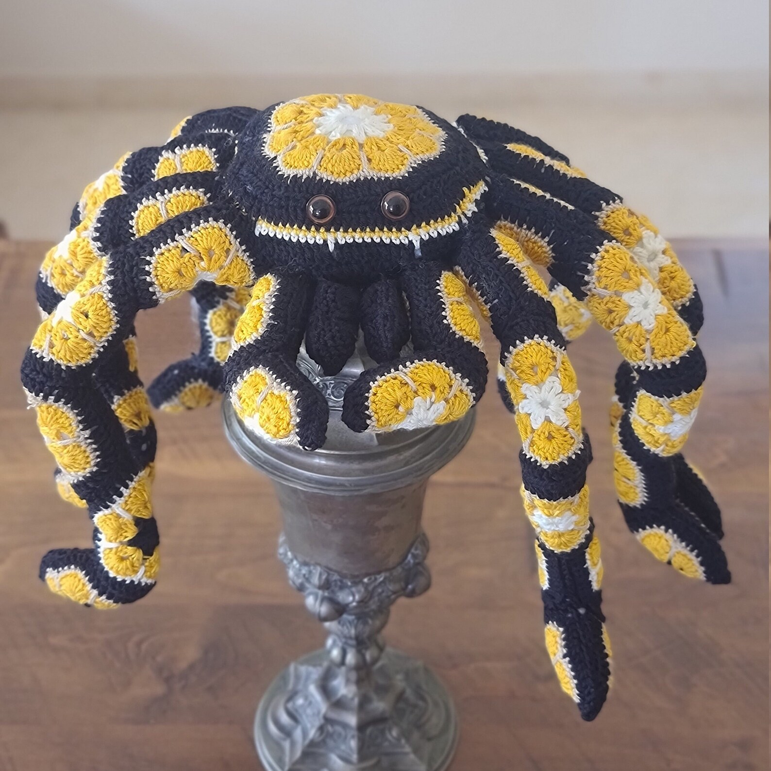 African Flower Spider Crochet Pattern Amigurumi Tarantula - Etsy