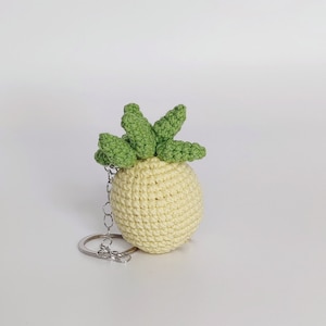 Pineapple Keychain Crochet Pattern , Simple Beginners Amigurumi Fruit ...