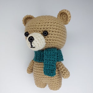 Mini Bear Crochet Pattern , Amigurumi Small Forest Animal Crochet PDF Ebook , Beginners Small ...