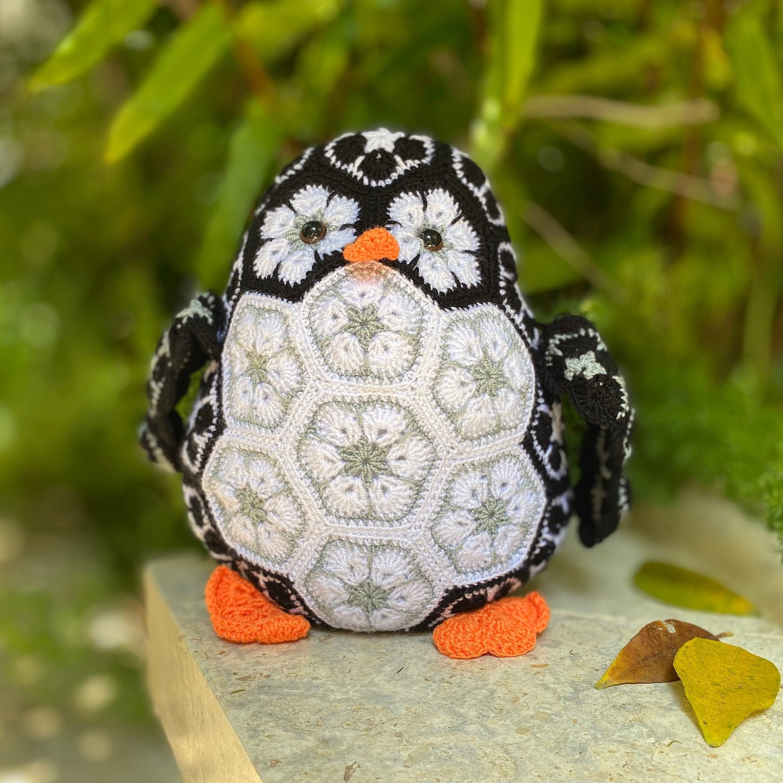 African Flower Animal Crochet Set of 9 Patterns , Amigurumi Snail ...