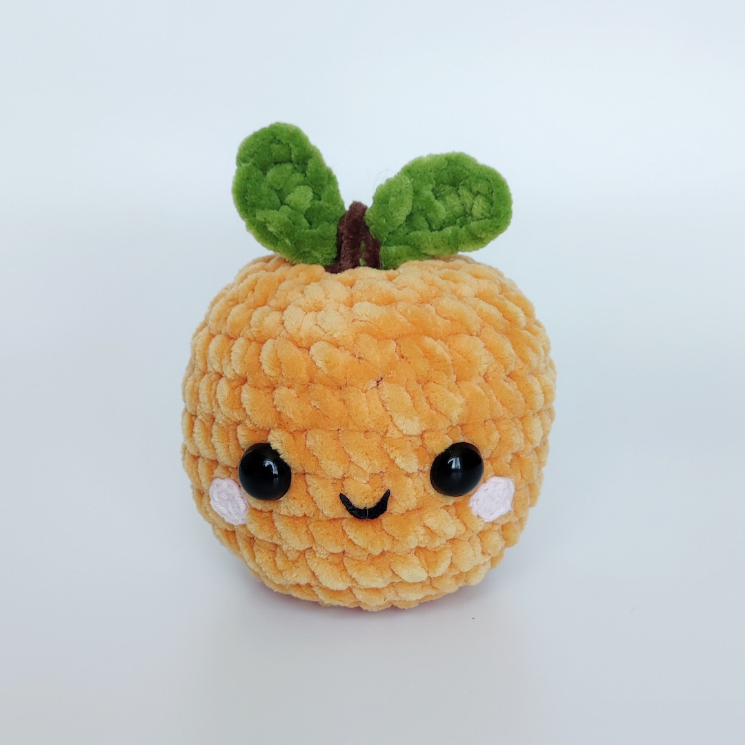 Low Sew Orange Crochet Pattern Set , Simple Beginners Amigurumi Fruit ...