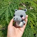 Tiny Hippo Crochet Pattern , Amigurumi Mini Hippopotamus Crochet PDF ...