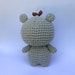 Tiny Hippo Crochet Pattern, Amigurumi Animal PDF (beginner) - Etsy
