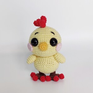 Small Chicken Crochet Pattern , Amigurumi Mini Chick Farm Animal ...