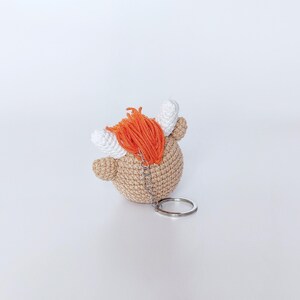 Highland Cow Keychain Crochet Pattern, Simple Beginners Mini Amigurumi ...