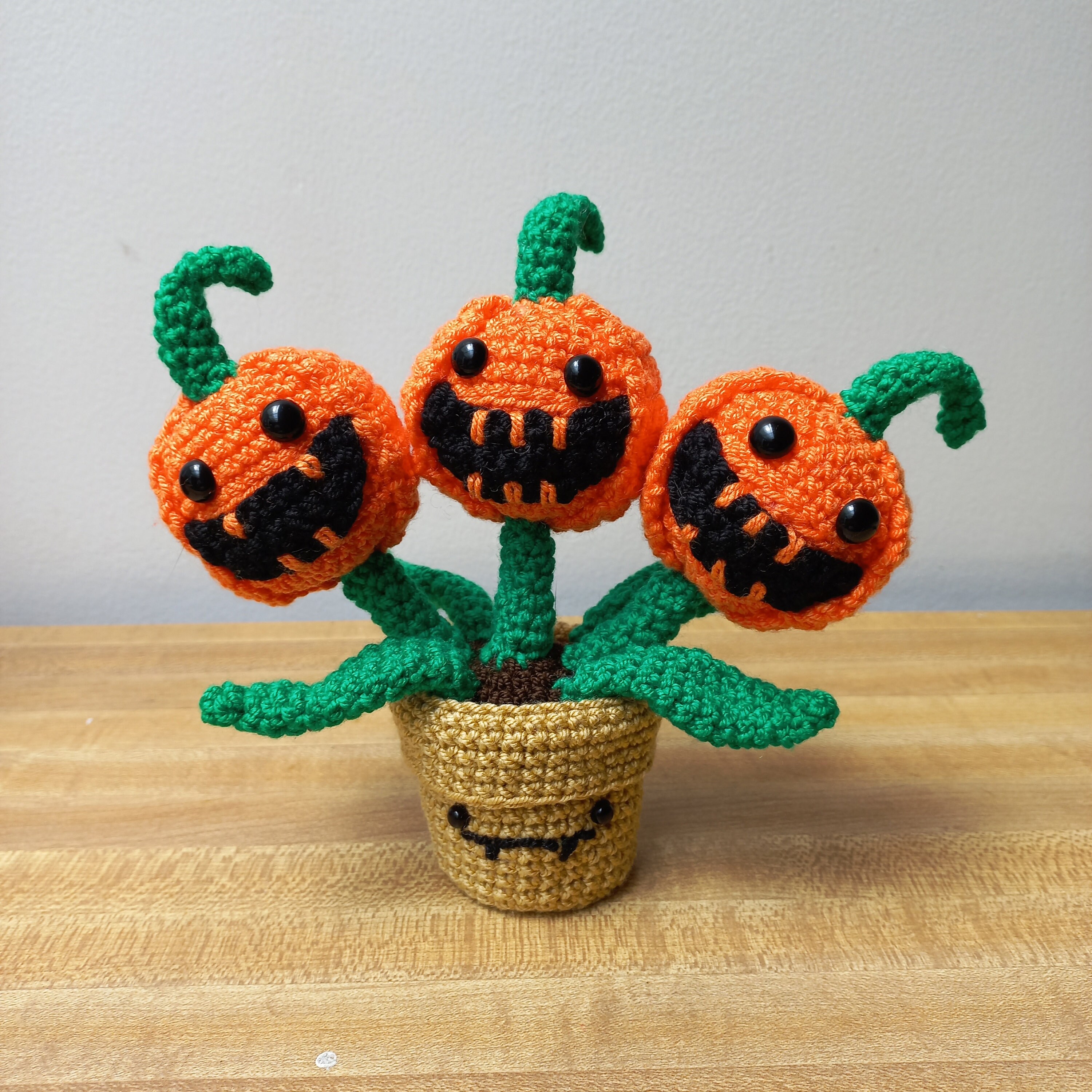 Halloween Pumpkins Amigurumi Crochet Pattern, Witchy Plush Toy (PDF ...