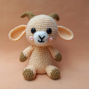 Goat Crochet Pattern , Amigurumi Farm Animal Crochet PDF Ebook ...