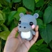 Tiny Hippo Crochet Pattern , Amigurumi Mini Hippopotamus Crochet PDF ...