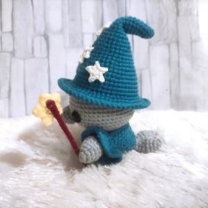 Dolphin Wizard Crochet Pattern , Amigurumi Mini Magical Ocean Animal ...