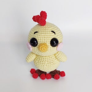 Small Chicken Crochet Pattern , Amigurumi Mini Chick Farm Animal ...