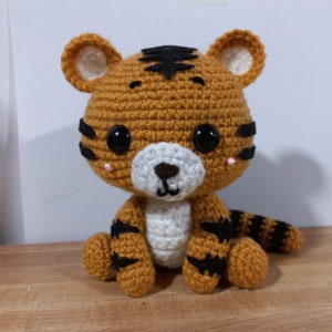Small Tiger Crochet Pattern , Amigurumi Mini Animal Crochet PDF Ebook ...