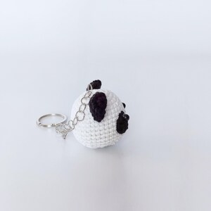 Panda Keychain Crochet Pattern, Simple Beginners Mini Amigurumi Animal ...