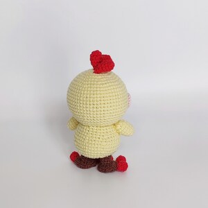 Small Chicken Crochet Pattern , Amigurumi Mini Chick Farm Animal ...