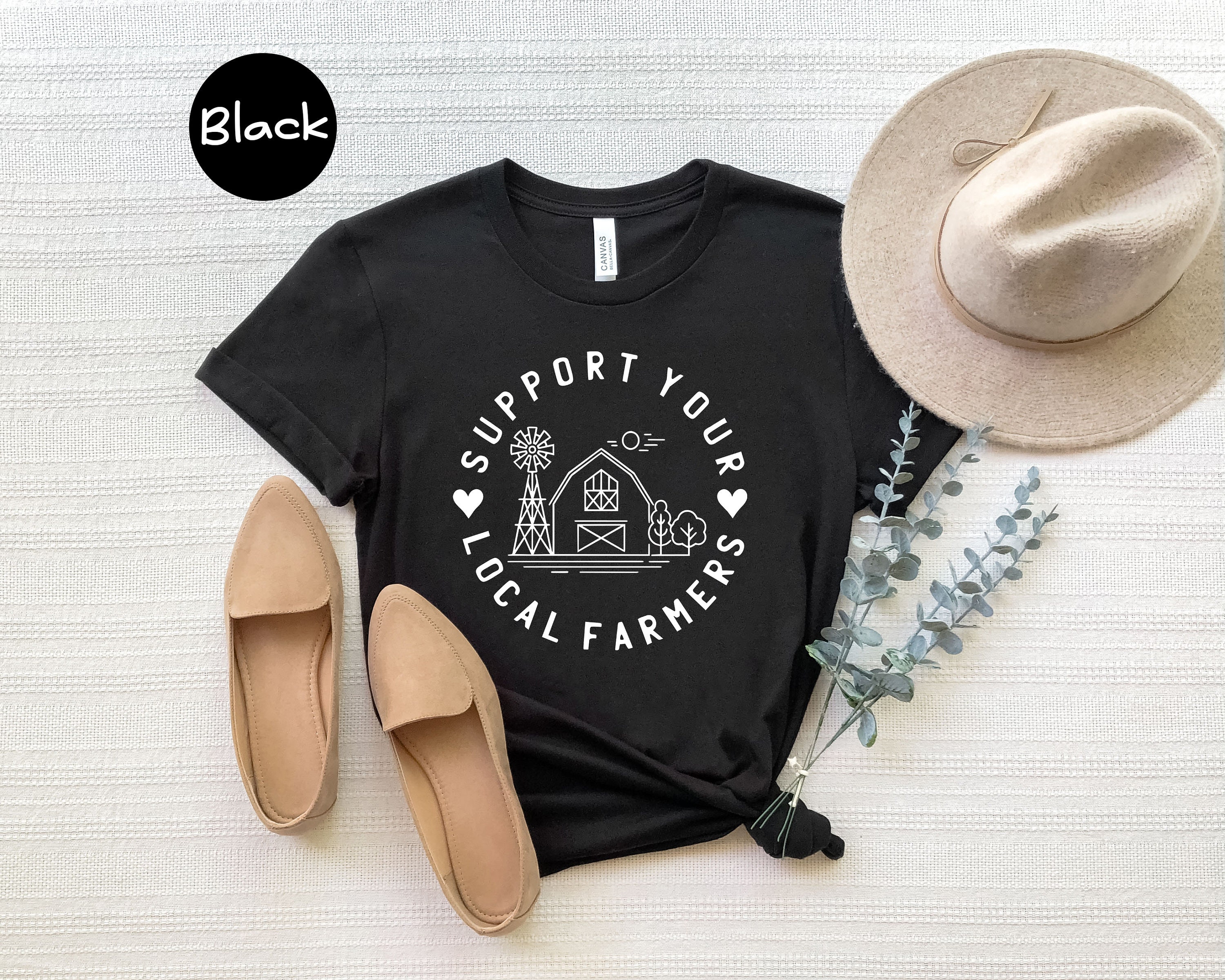 Farm Shirt Support Your Local Farmer Shirt Support Your - Etsy