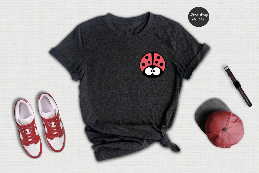 Cute Pocket Ladybug Shirt, Ladybug Lover Gift, Ladybug T Shirt, Ladybug ...