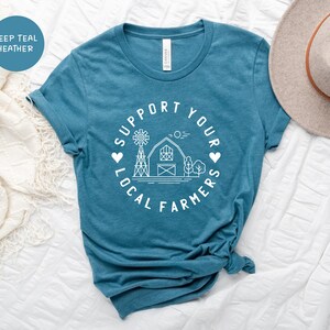 Farm Shirt Support Your Local Farmer Shirt Support Your - Etsy