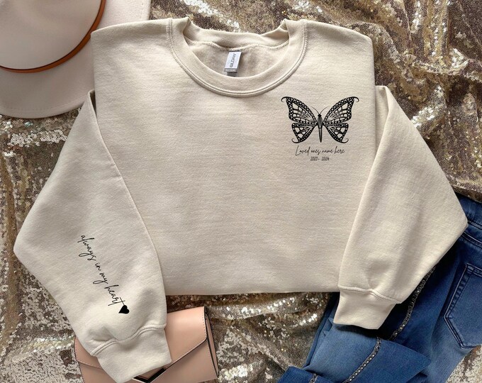 Custom Memorial Shirt | Personalized Memorial Sweatshirt | Grieving ...